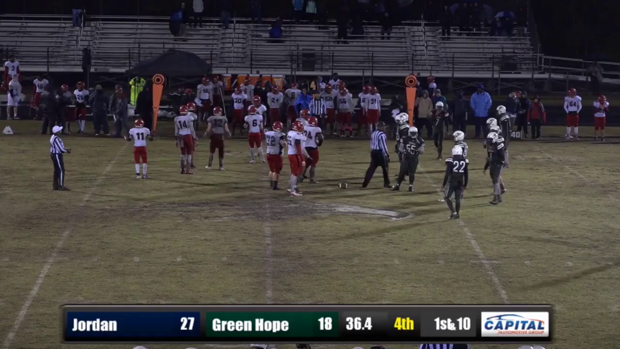 Green Hope vs Jordan Football 10/26 - YouTube