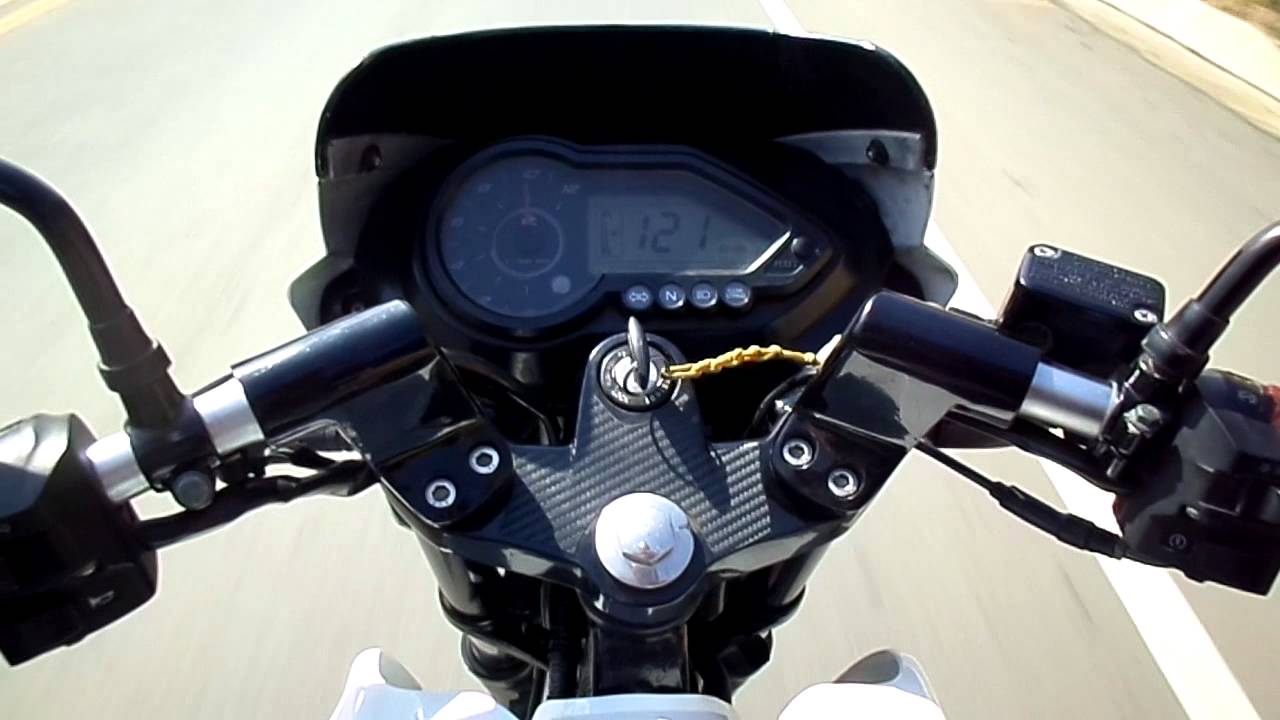 .pulsar 220 top speed 153 km/h - YouTube