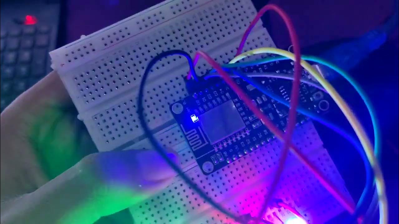 MENYALAKAN 3 LAMPU LED SECARA BERGANTIAN MENGGUNAKAN NODE MCU - YouTube