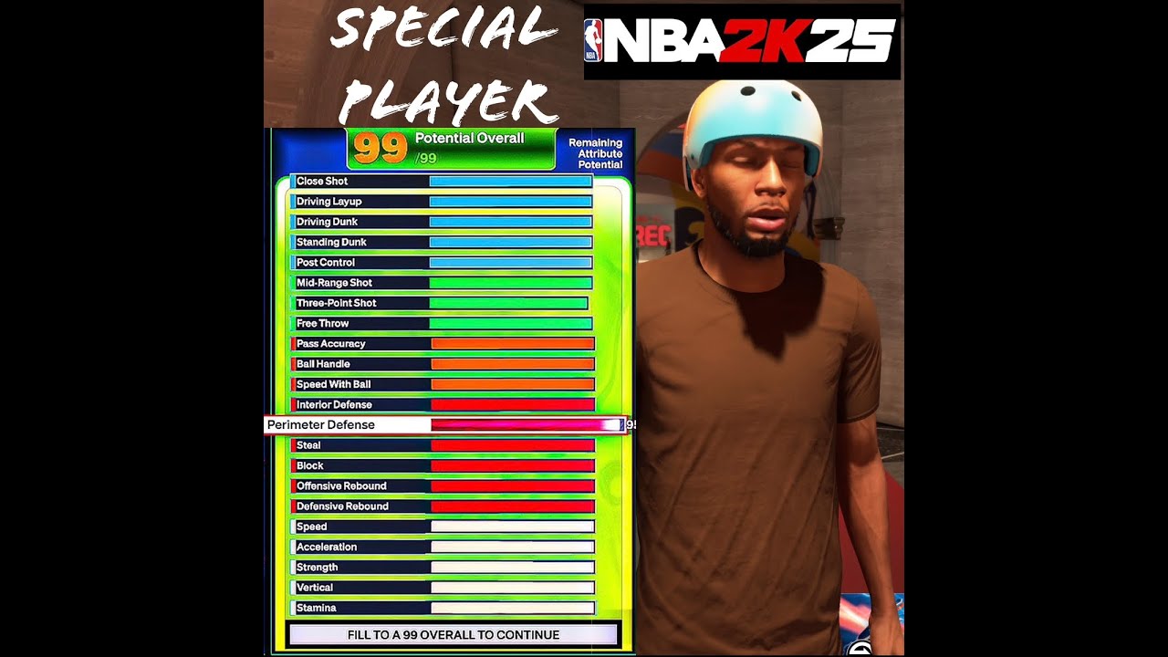 First META guard In NBA 2K25 (Contact dunking, 3 level, Lockdown) - YouTube