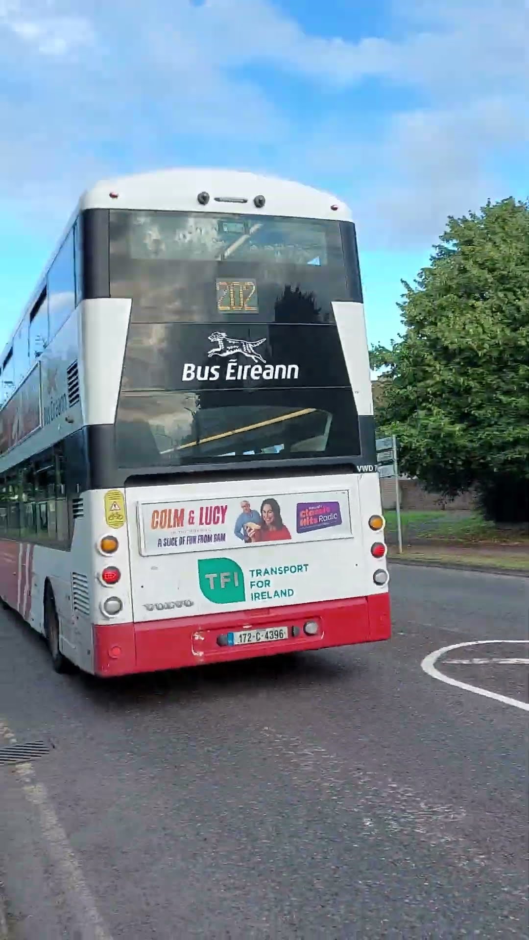 Bus Eireann VWD70 Volvo B5TL (172-C-4396) Route 202 Mahon to Mahon ...