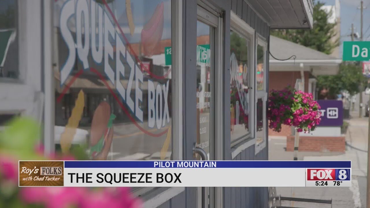 The Squeeze Box is a hit in Pilot Mountain - YouTube