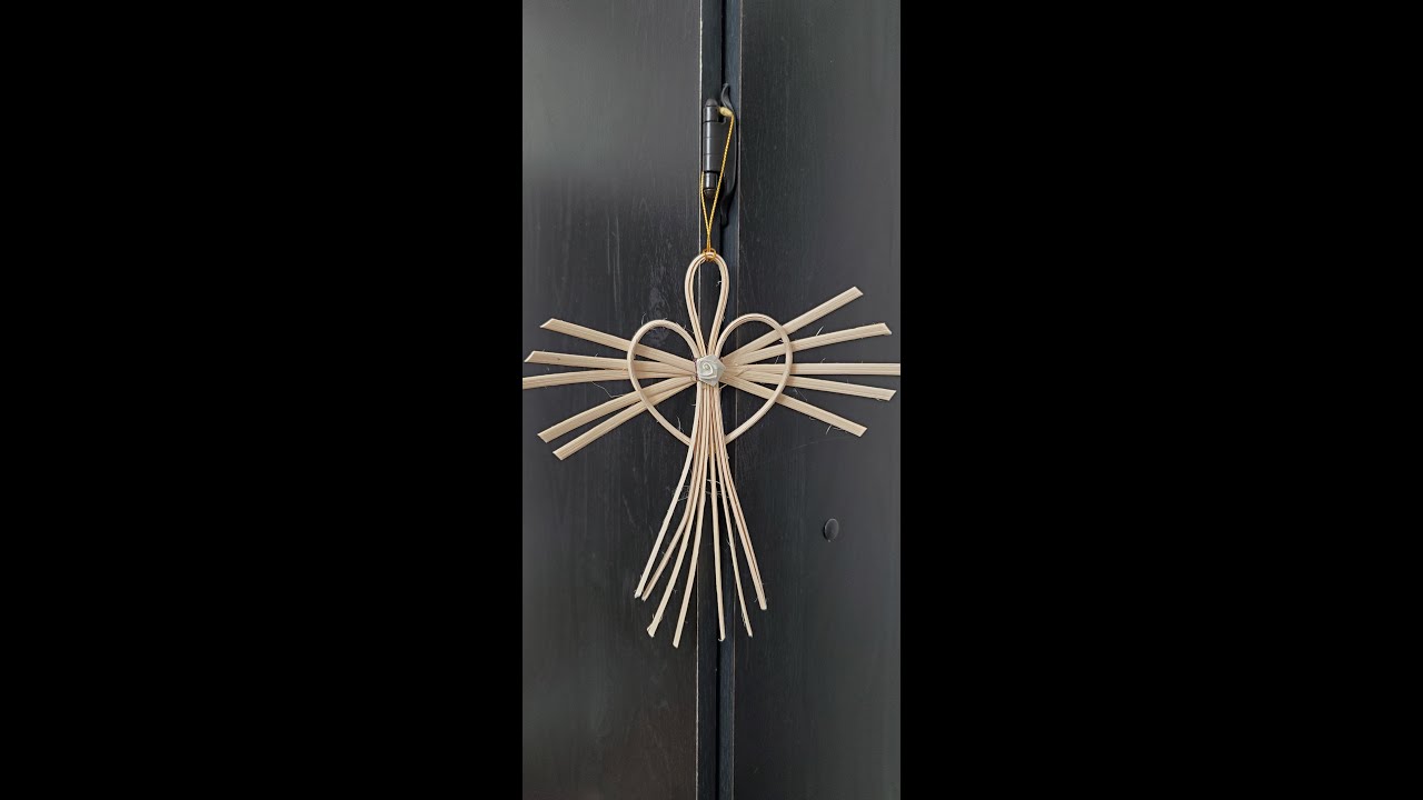 Angel Reed Weaving Tutorial: Create a Heavenly Decor Piece!" - YouTube