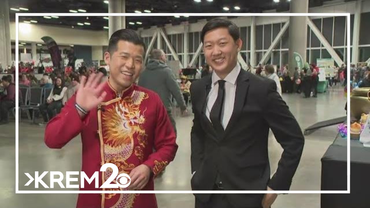 Checking out Lunar New Year with KREM 2's Tim Pham and Nathan Hyun! - YouTube