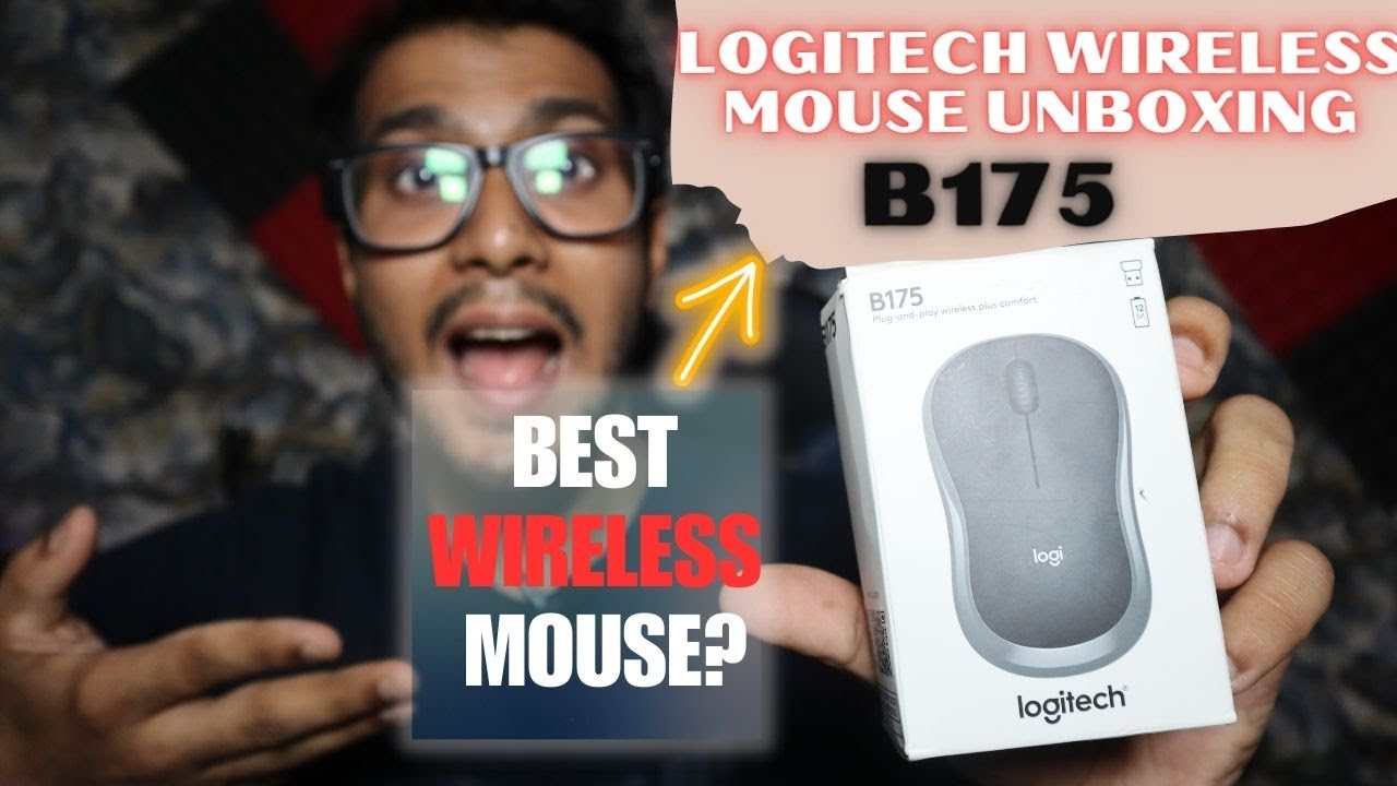 UNVEILING THE UNEXPECTED : LOGITECH B175 WIRELESS MOUSE UNBOXING - YouTube