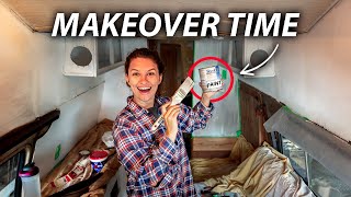 Remodeling our VINTAGE VAN (paint, wallpaper, tiles and more!)
