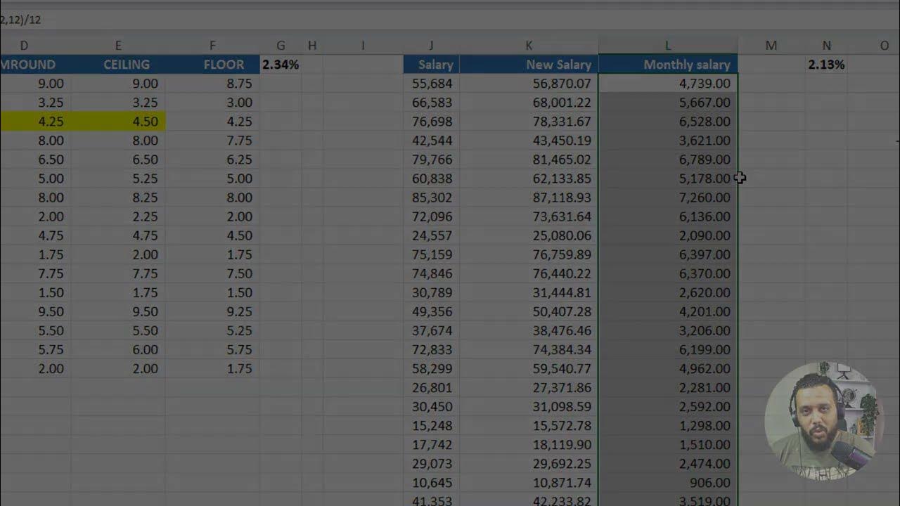 mround function in Excel - YouTube