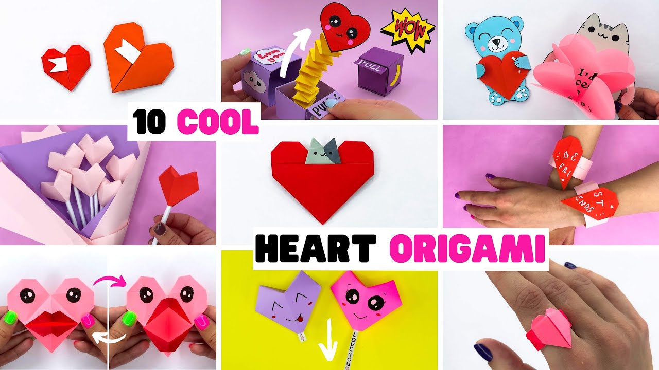 TOP 10 cool origami to surprise everyone on VALENTINE's DAY [origami ...
