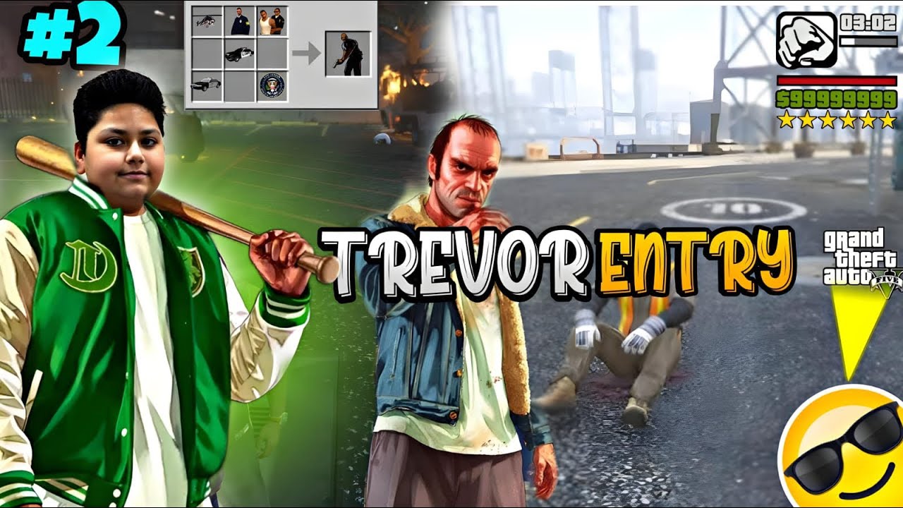 Trevor entry | ending gta v series #2 |. . #viralvideo #funny #gta # ...