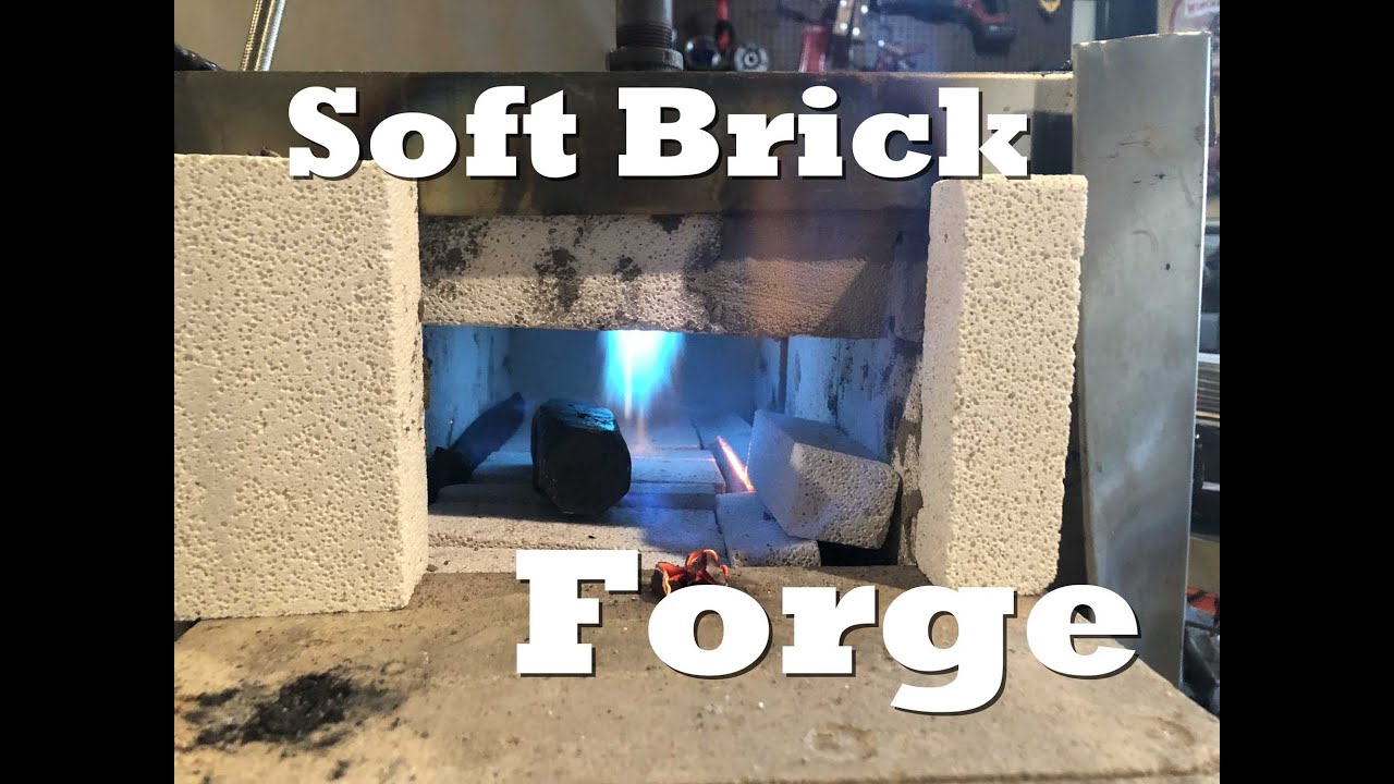 Making a forge (soft firebrick) - YouTube