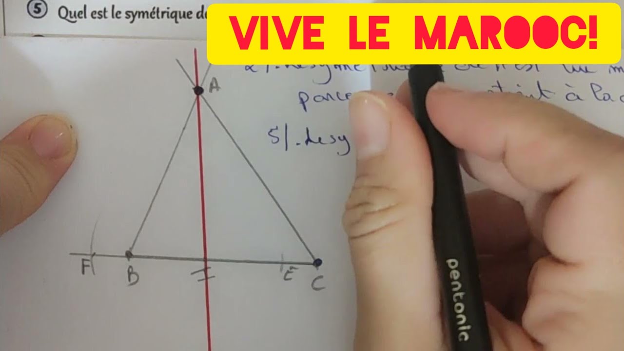 contrôle N°2 maths 2AC symétrie axiale /puissances/nombres rationnels ...