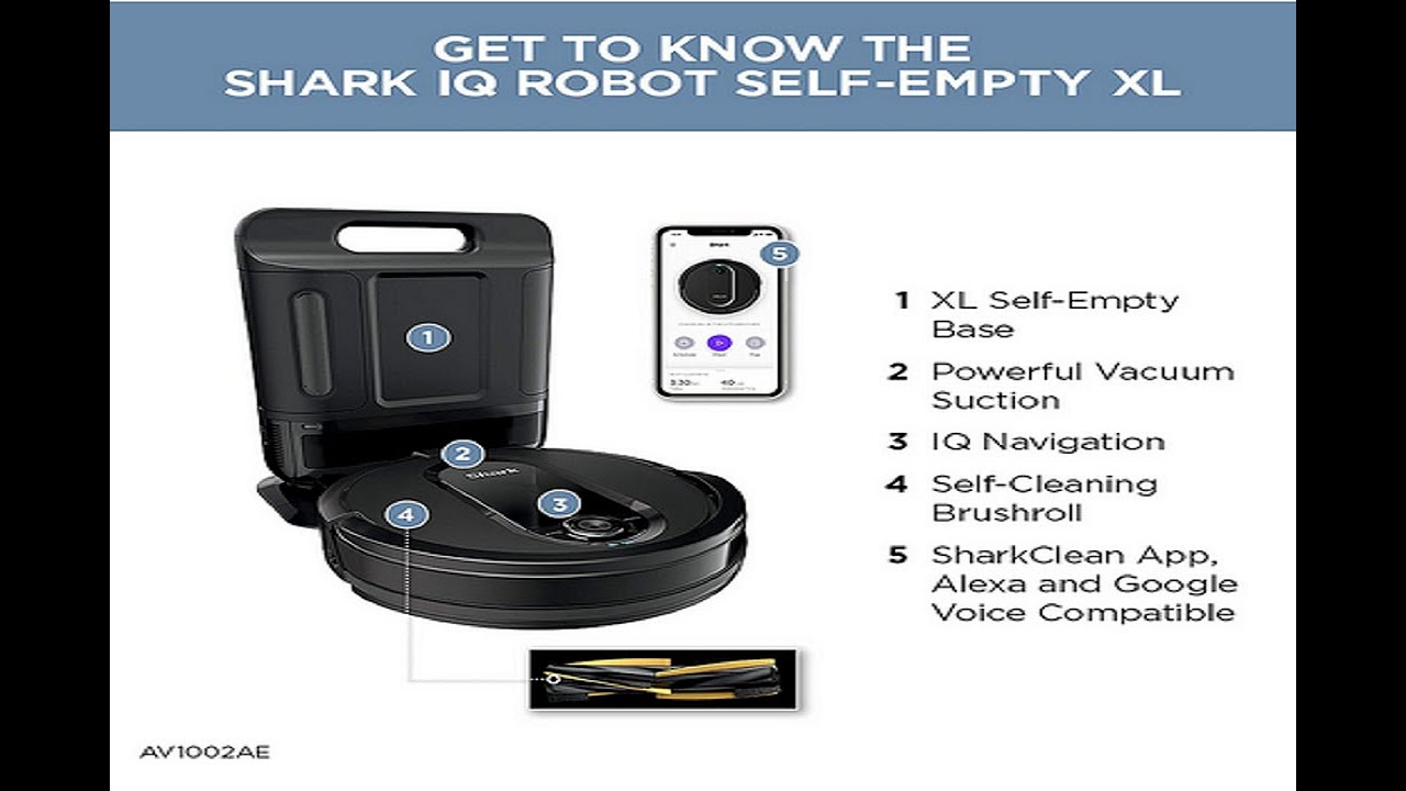 How to set up shark clean app on Shark IQ Robot Vacuum AV1002AE - YouTube