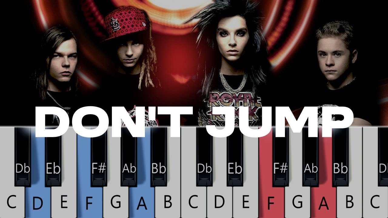 Tokio Hotel - Don't Jump (FULL Piano Tutorial) - YouTube