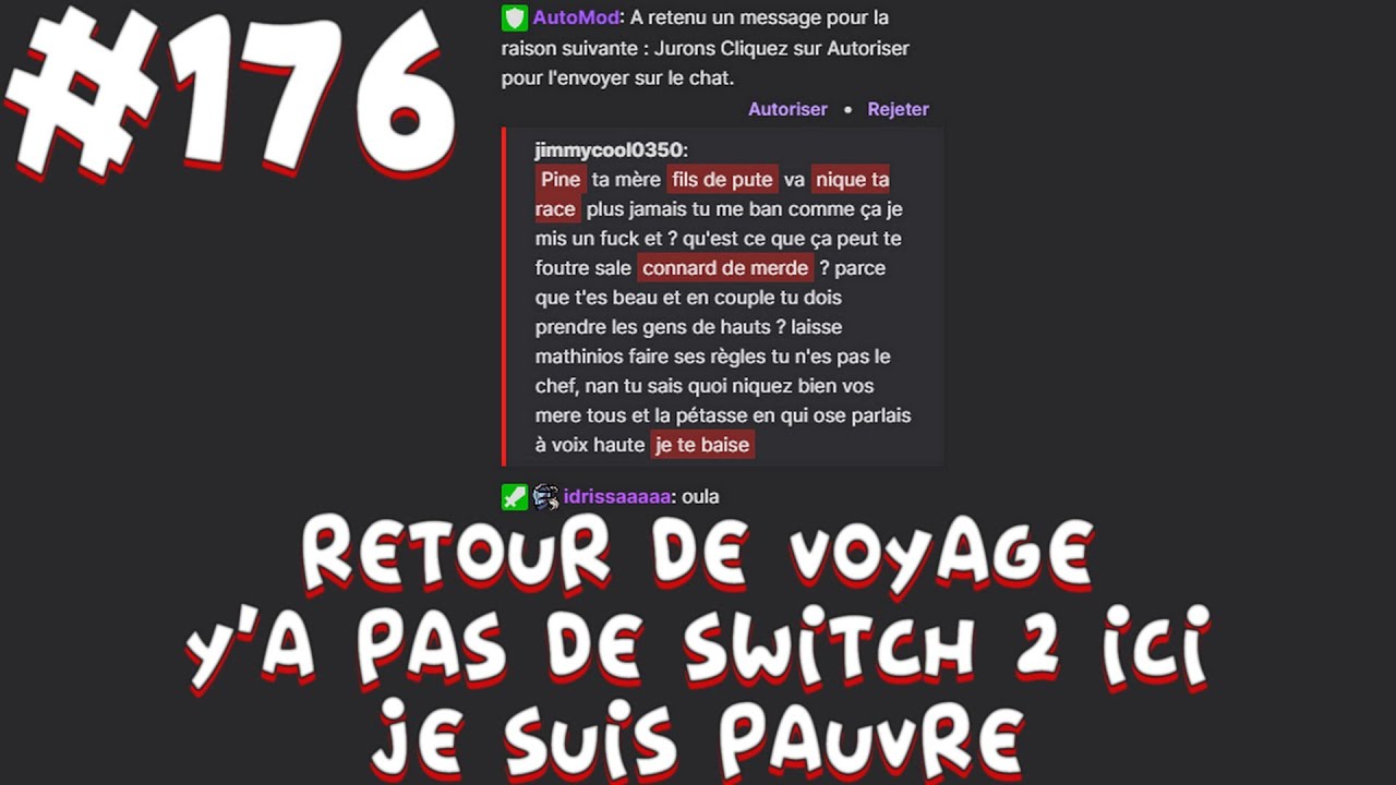[REDIFF] #176 Retour de voyage | Y'a pas de Switch 2 ici je suis pauvre ...