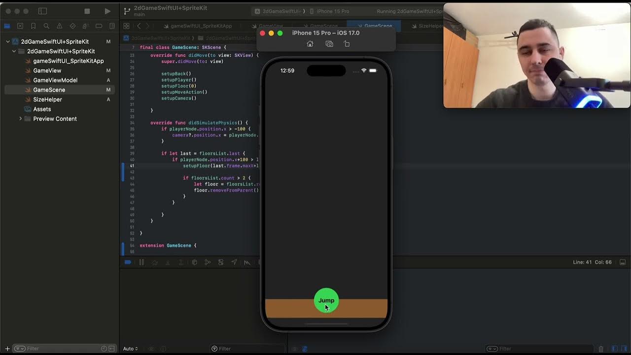 Make 2D iOS Game | SwiftUI + SpriteKit | #3 - YouTube