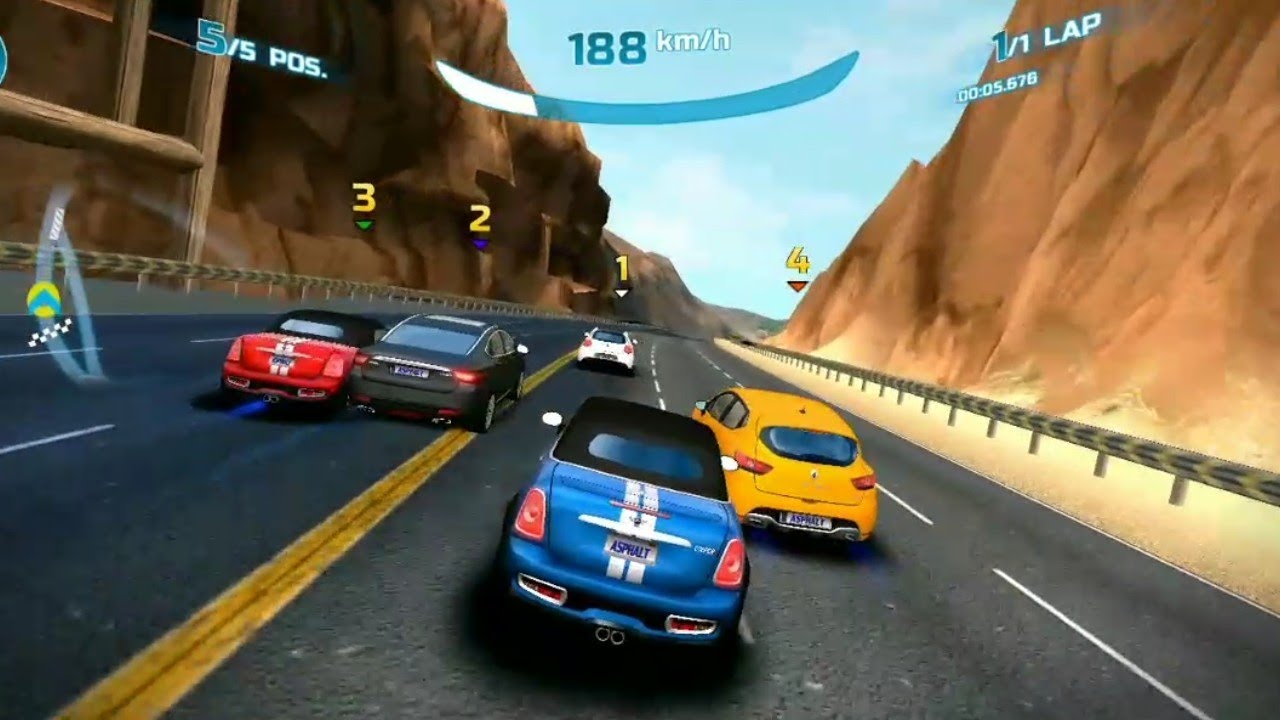 ASPHALT Nitro-Gameplay Walkthrough Play 2 ( Android, iOs) mini Cooper ...