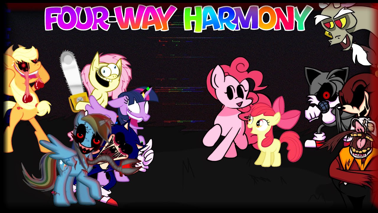 FOUR-WAY HARMONY | Four-Way Fracture but it's MLP | FNF Cover [PLAYABLE ...