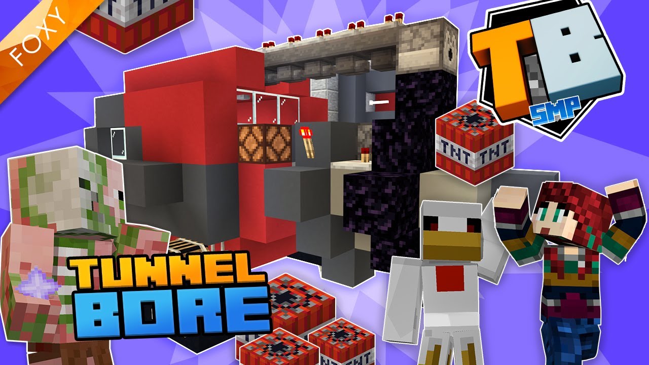 TUNNEL BORE | Truly Bedrock Season 1 [95] | Minecraft Bedrock Edition 1 ...