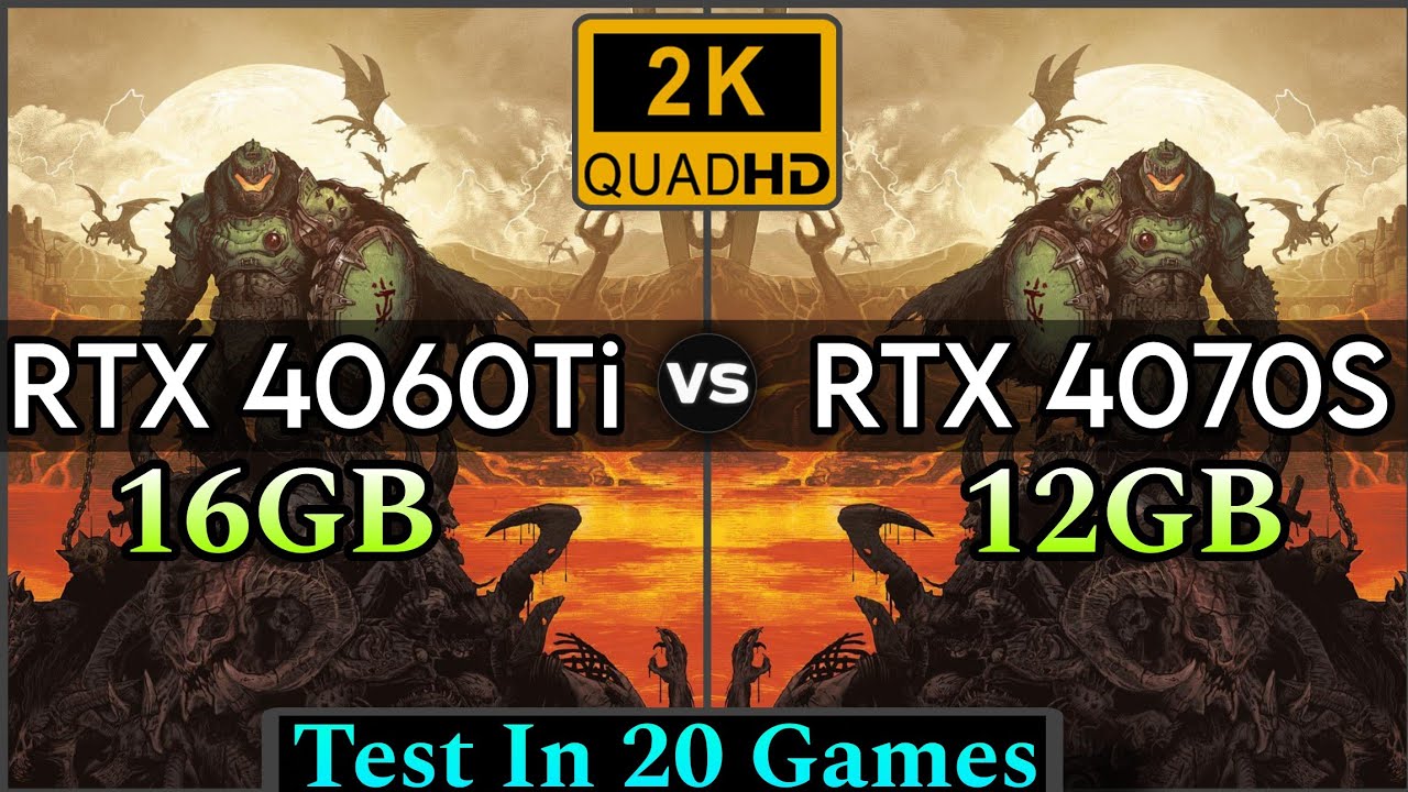 RTX 4060 Ti vs RTX 4070 Super - Test In 20 Games - How Big Difference ...