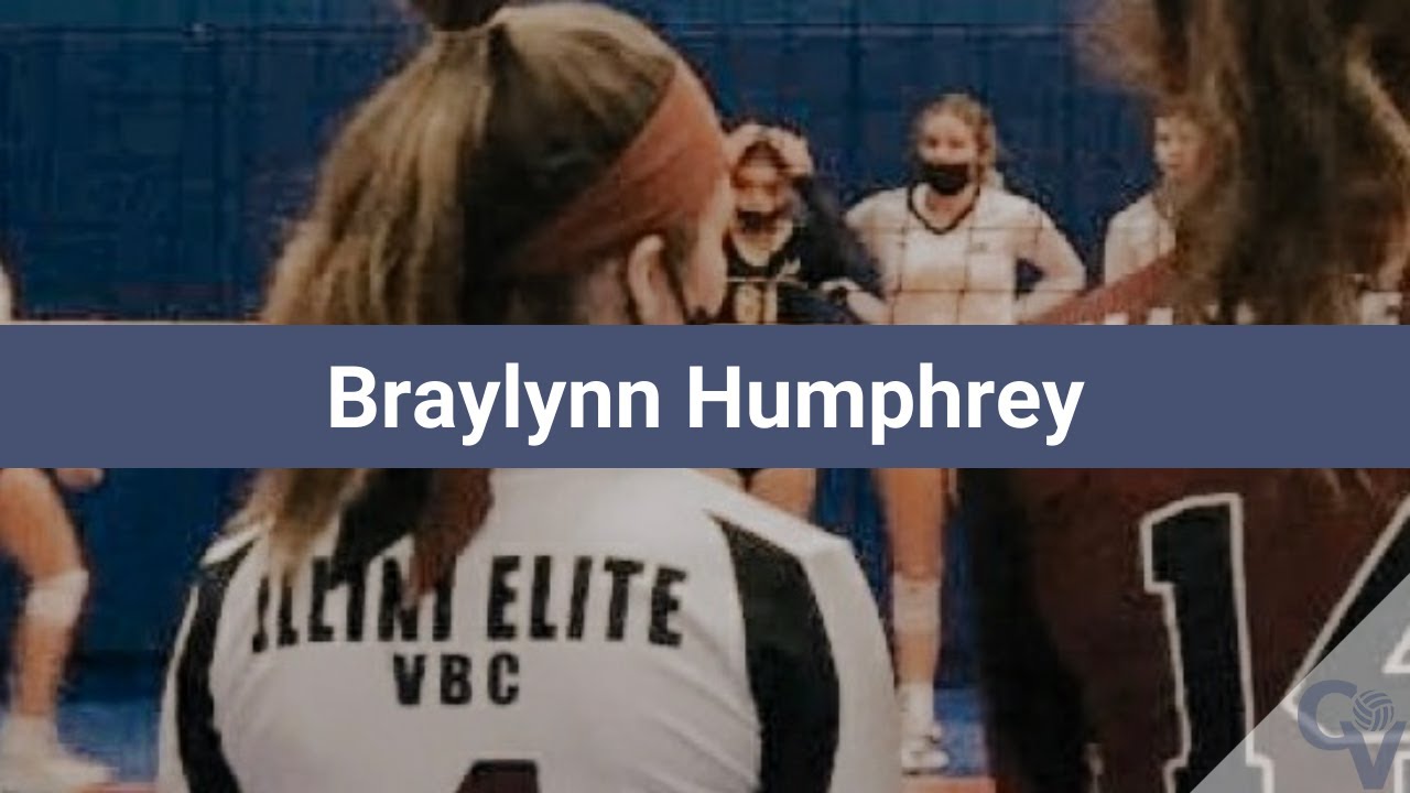 Braylynn Humphrey Volleyball Highlights - IL 2024 - L. DS - YouTube