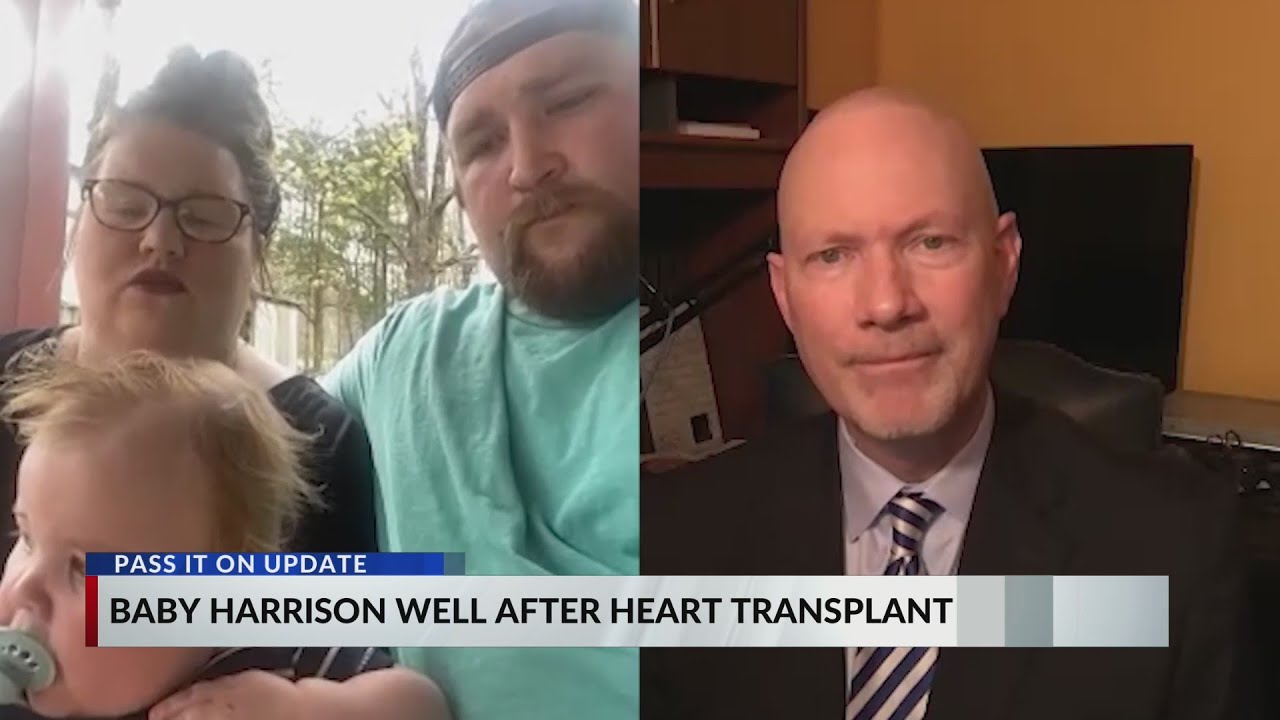 Pass It On: Baby Harrison doing well after heart transplant - YouTube