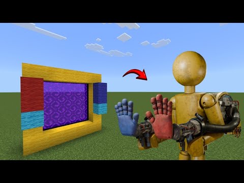 How To Make A Portal To The Player Poppy Playtime  in Minecraft PE