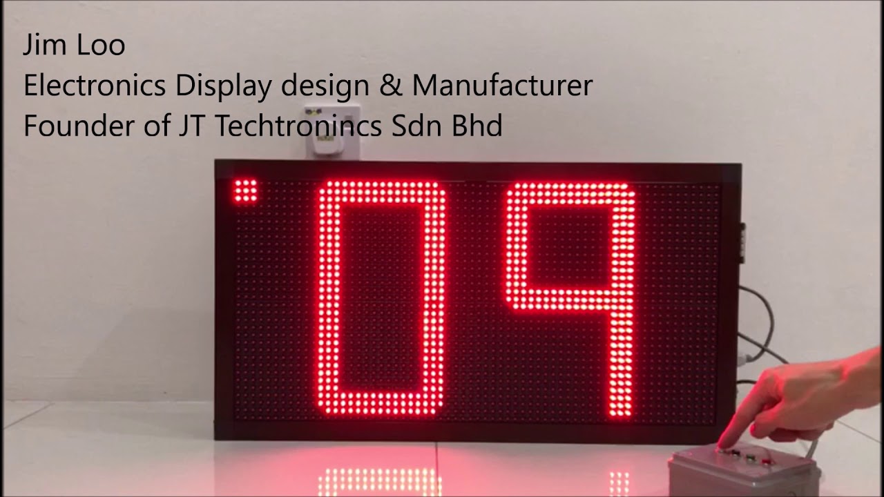 LED Process Cycle Timer LED Double Digit Count Down Timer | Count Up ...