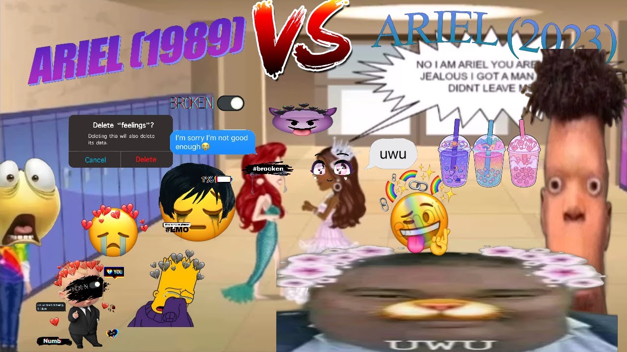 ARIEL (1989) VS ARIEL (2023) FIGHT!??!?! PART TWO!!! - YouTube