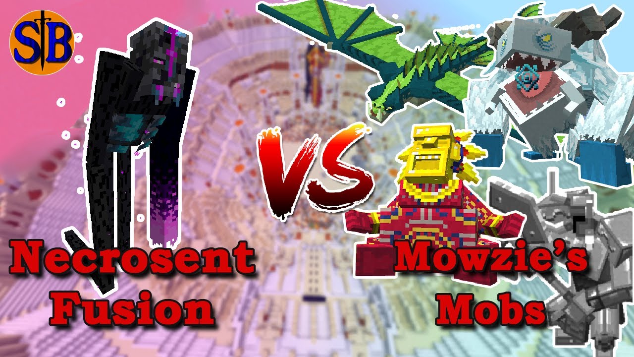 Necrosent Fusion (Enderling Invaders) vs Mowzie's Mobs | Minecraft Mob ...