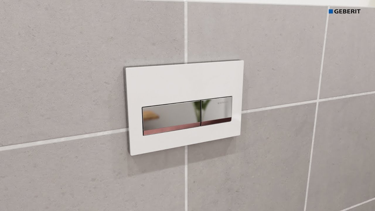 Geberit Alpha 8cm final installation - Installation - YouTube