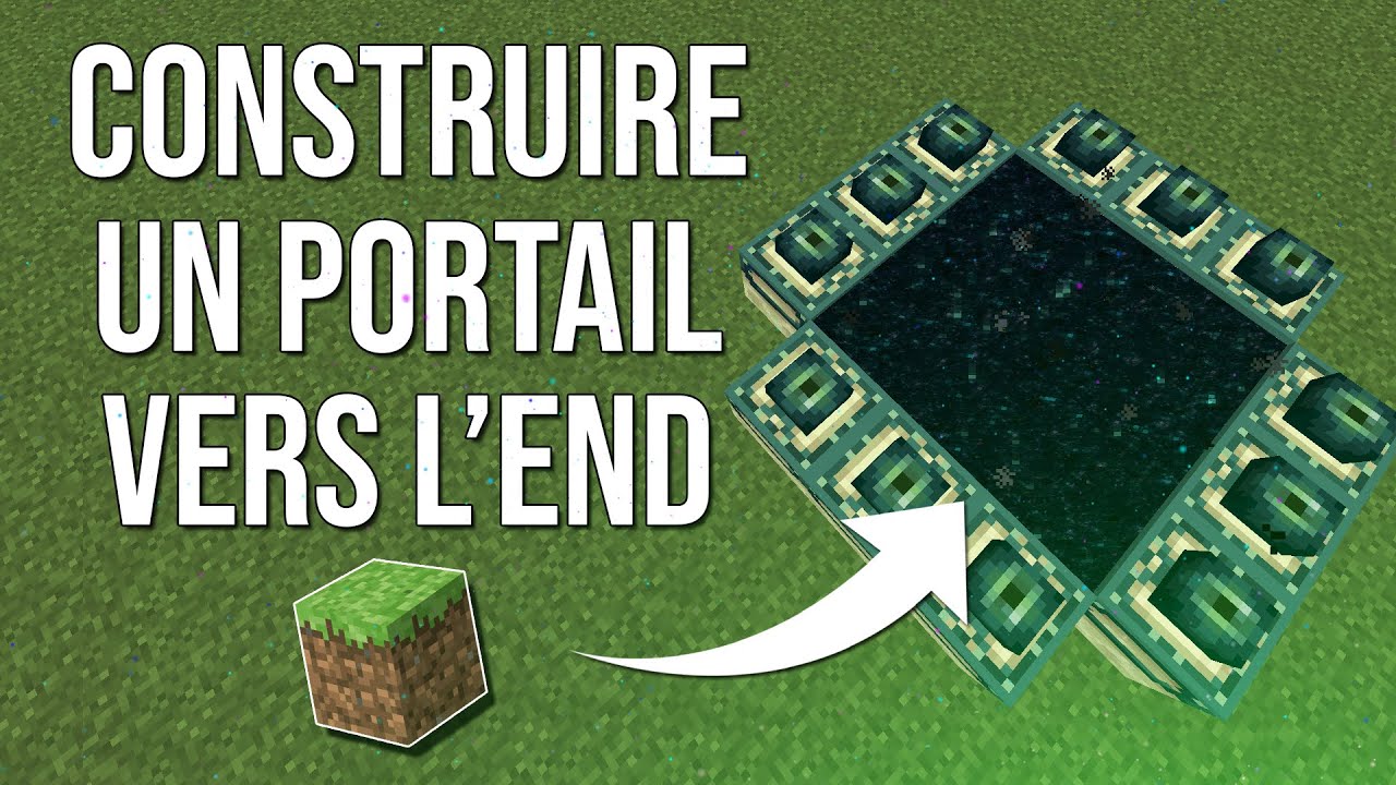 Comment Construire un Portail vers l'End dans Minecraft - YouTube