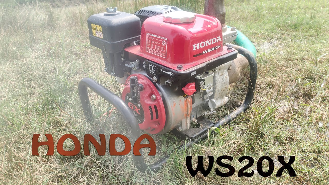 Petrol Honda Water Pump WS-20X, for Agriculture - YouTube
