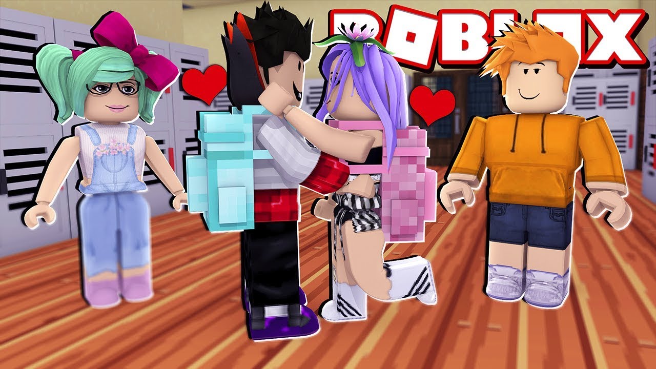 A HISTÓRIA DO PRIMEIRO BEIJO NA ESCOLA | Roblox High School Story - YouTube