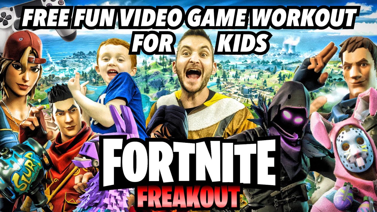 Kids Workout! FORTNITE! Real-Life VIDEO GAME! Kids Workout Videos ...