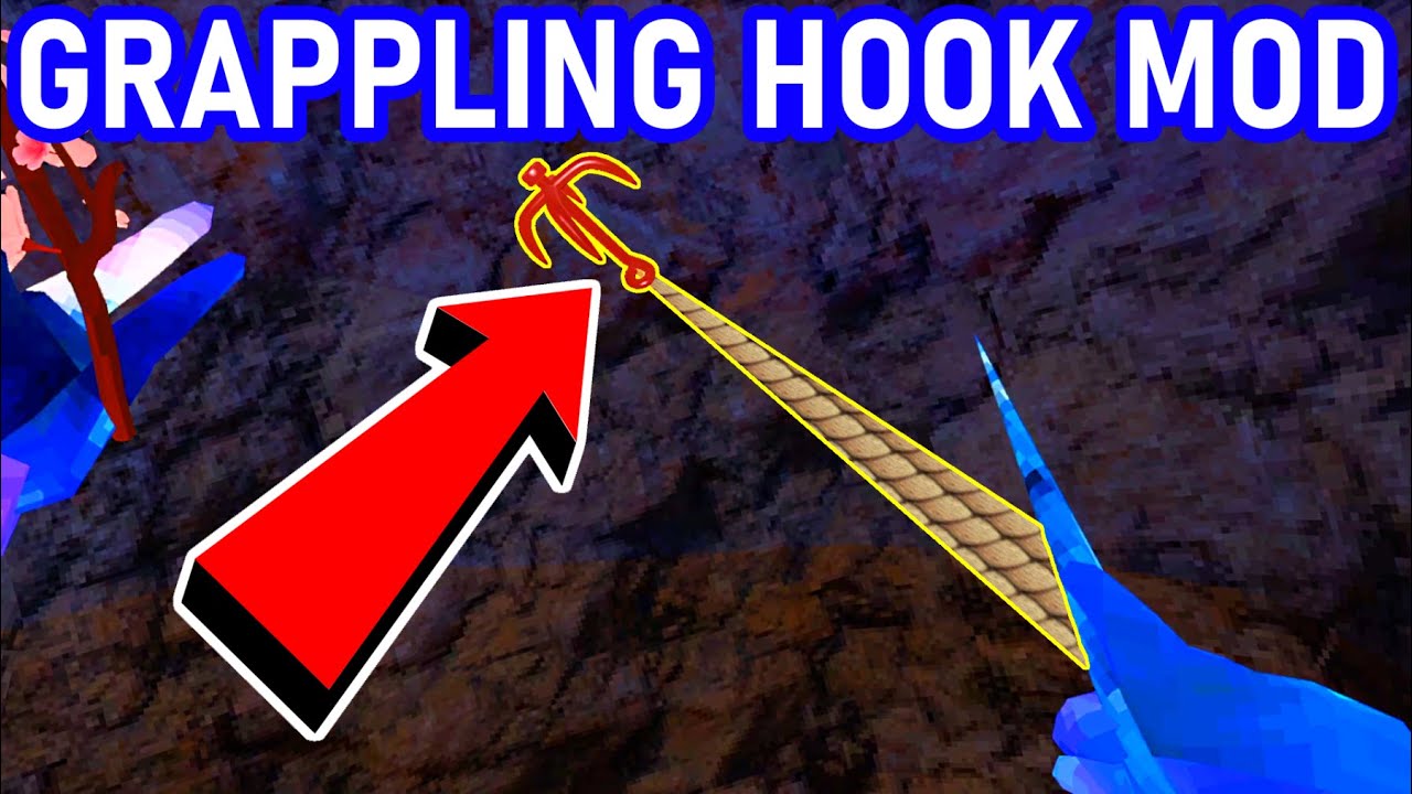 Gorilla Tag VR But With A GRAPPLING HOOK? | Gorilla Tag Grappling Hook Mod - YouTube
