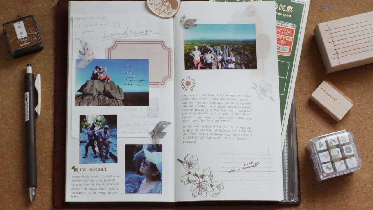 Vol I.III A break from City Life | Travelers Notebook - YouTube