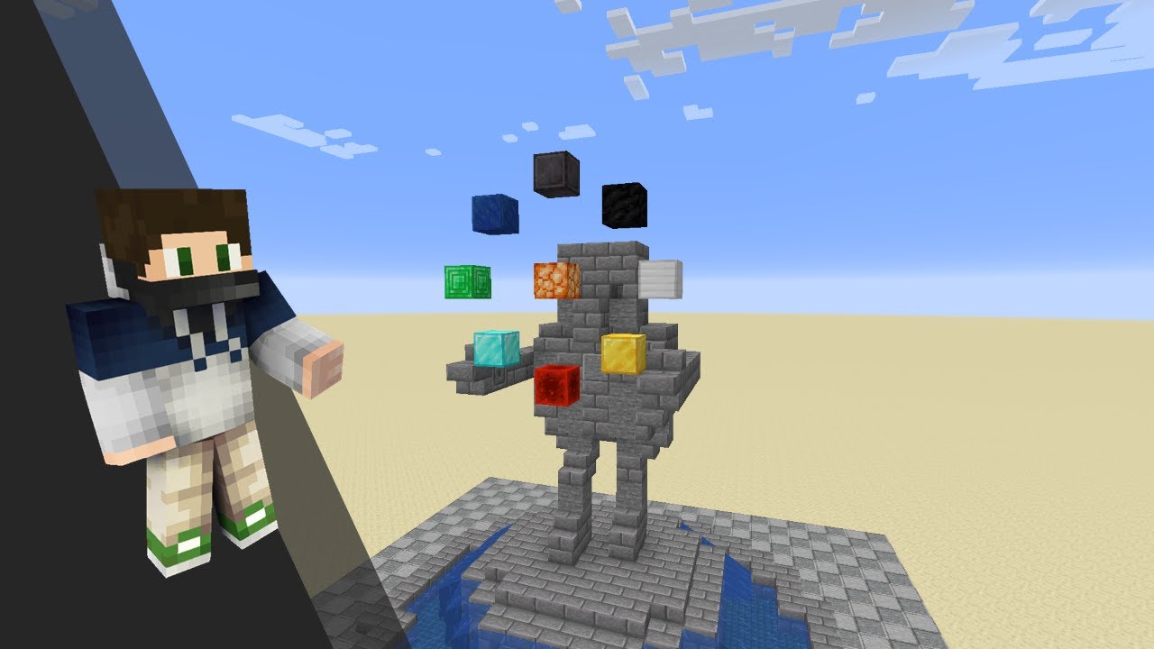 Magier Statue | Minecraft Let´s Build - YouTube