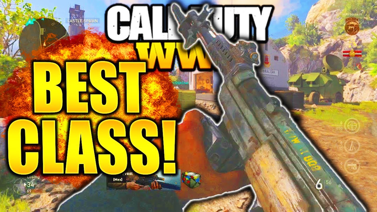 SVT-40 BEST CLASS SETUP! CALL OF DUTY WORLD WAR 2 BEST CLASS SETUPS ...