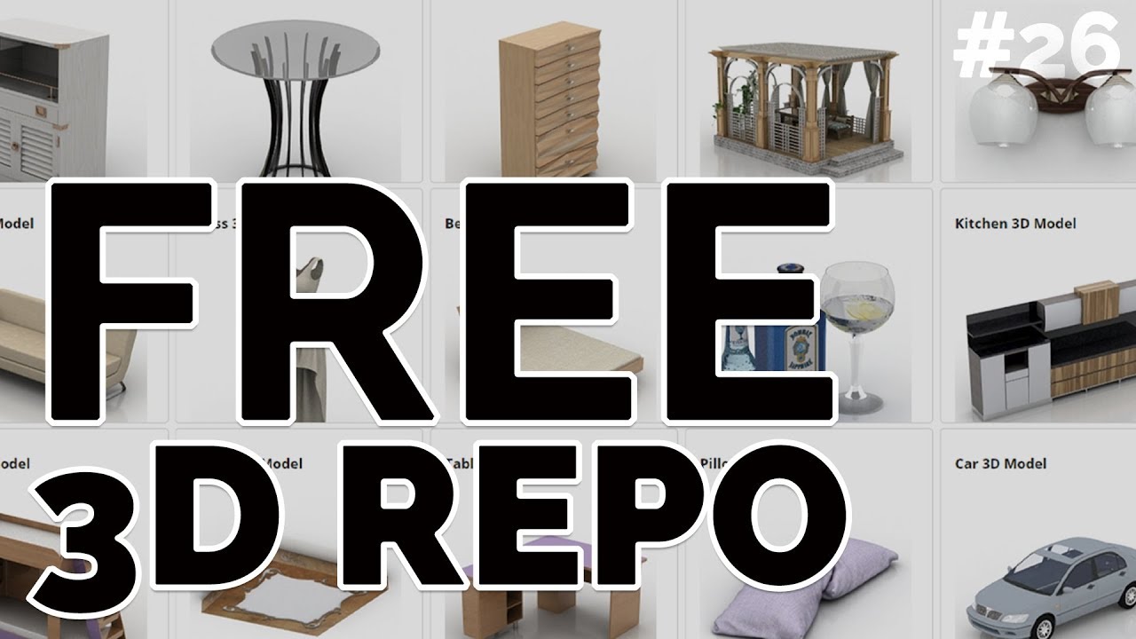FREE 3D MODEL(S) REPO - FREE FRIDAY - YouTube