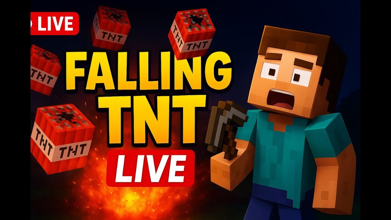 1,000 TNT Falling Challenge | LIVE Minecraft💣 #minecraft #shorts - YouTube