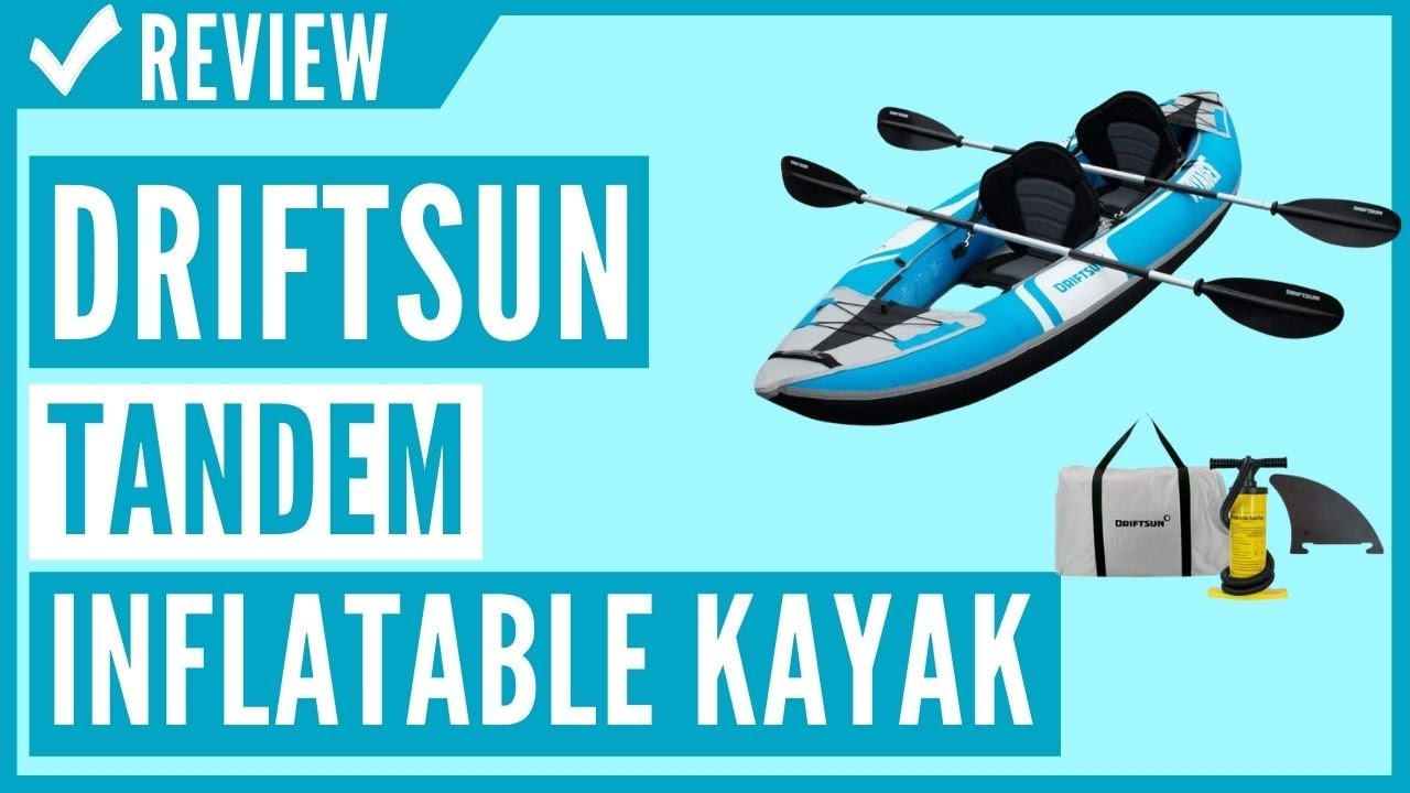 リバーシブルタイプ Driftsun Voyager Inflatable Kayak - 2 Person Tandem Kayak ...