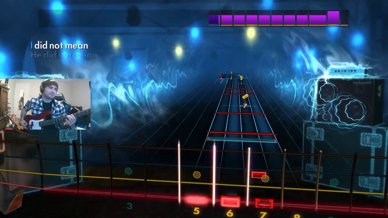 Tenacious D- Master Exploder, bass cover 100% 1st try (Rocksmith 2014 ...
