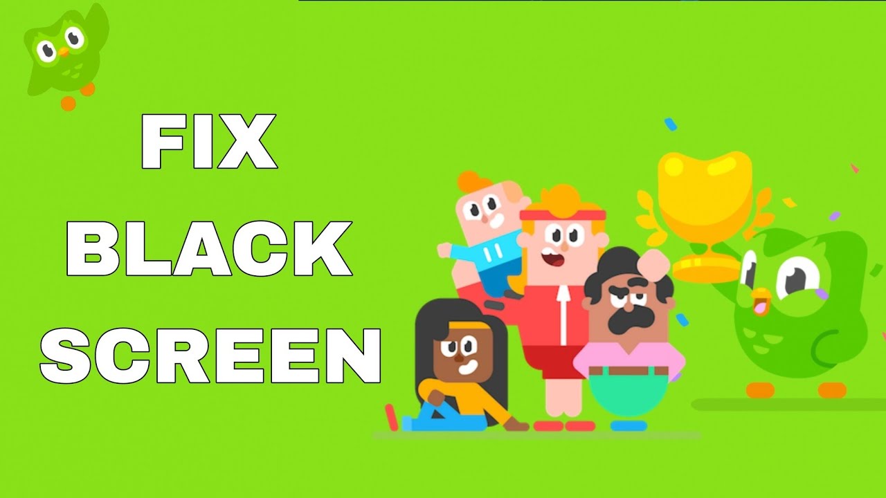 How To Fix And Solve Duolingo Black Screen | Final Solution - YouTube