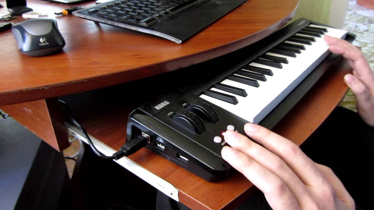 Korg microkey MIDI keyboard review - YouTube