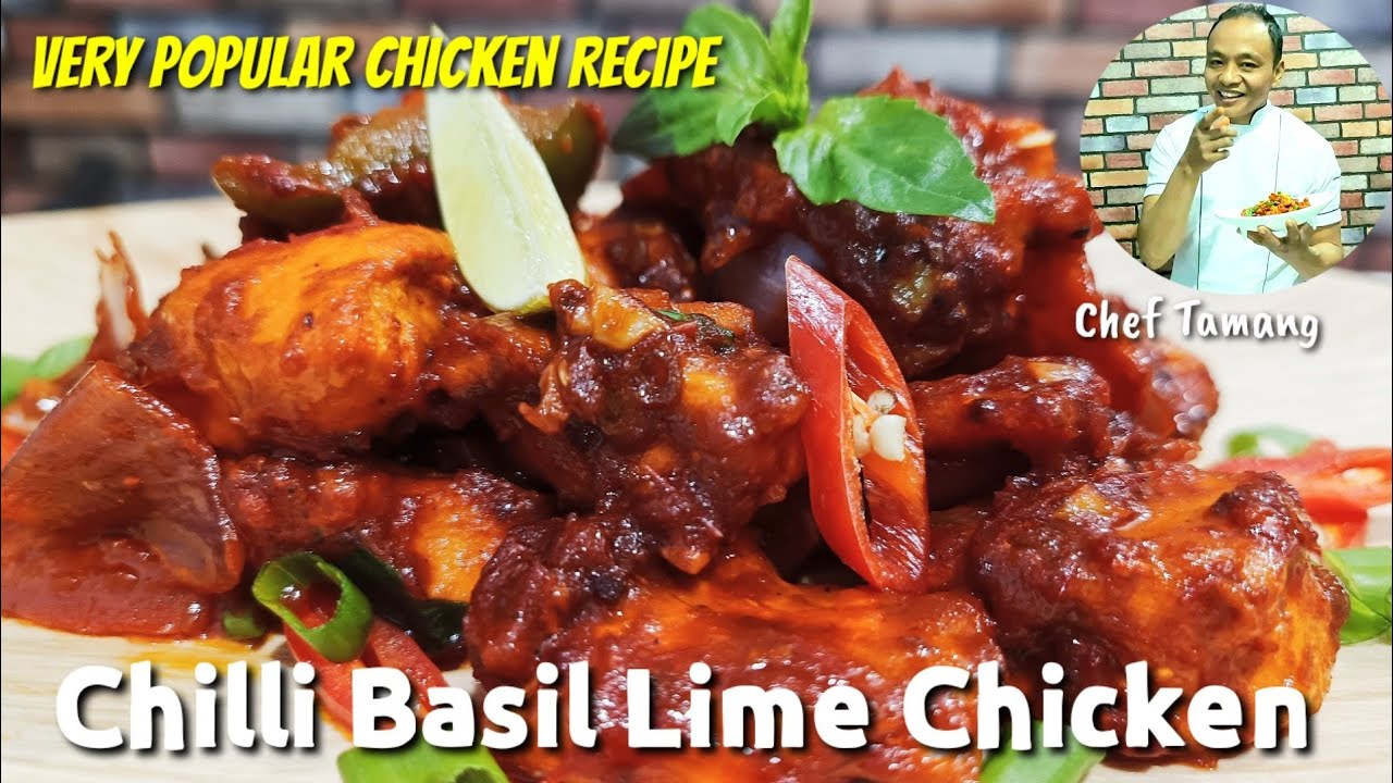 Chilli Basil Lime Chicken | How to Make Chilli lime Basil Chicken ...