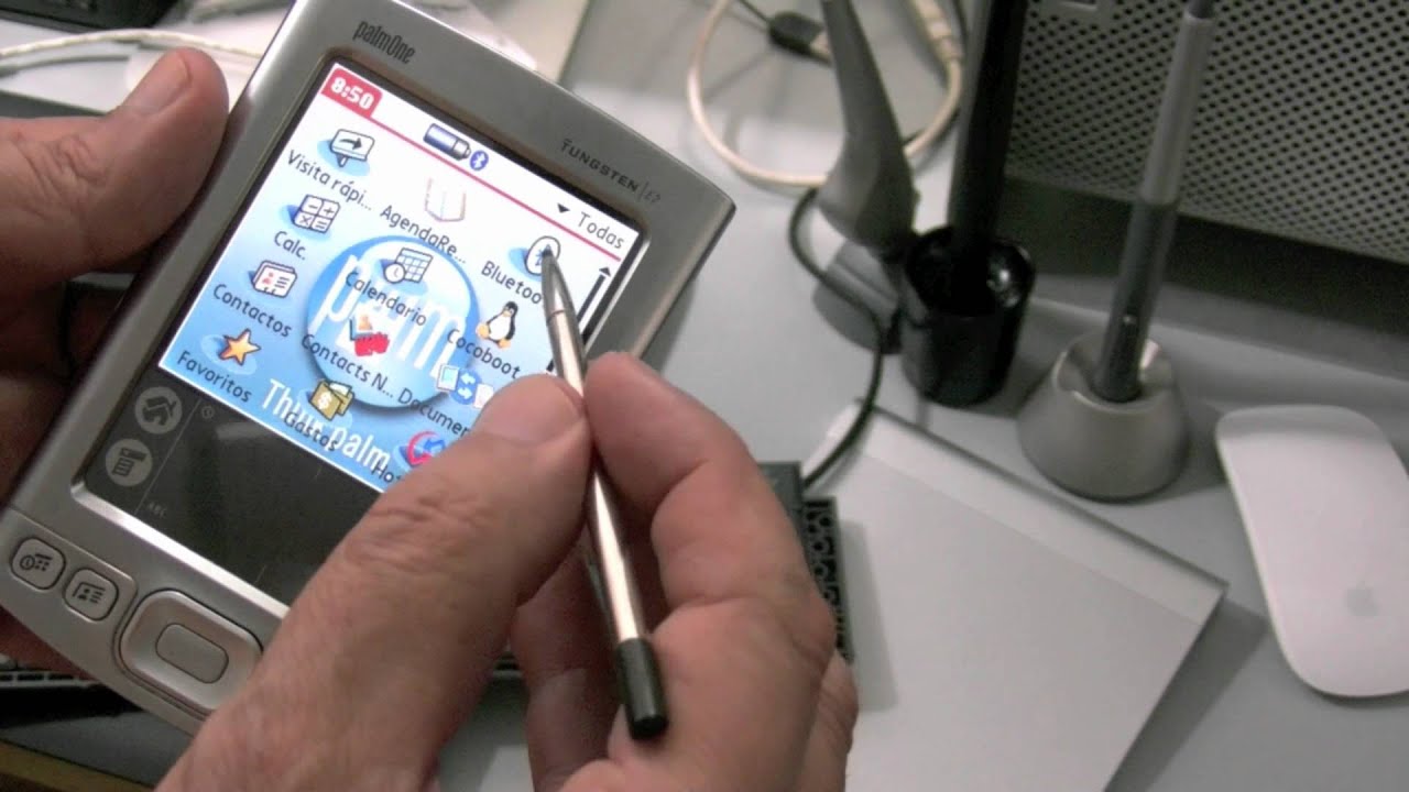 PalmOS antes de iOS y Android - YouTube