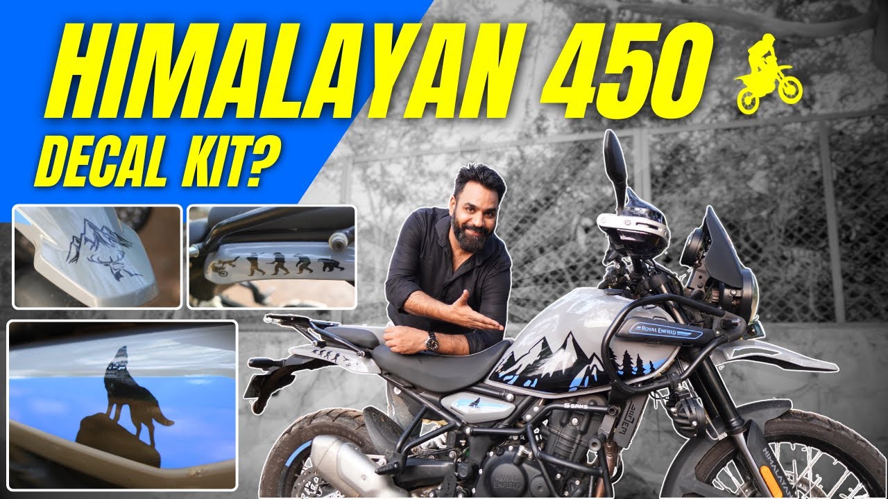 Himalayan 450 Decal Kit 🔥😍 | Decal/Body Stickers Kit #himayalan450 # ...