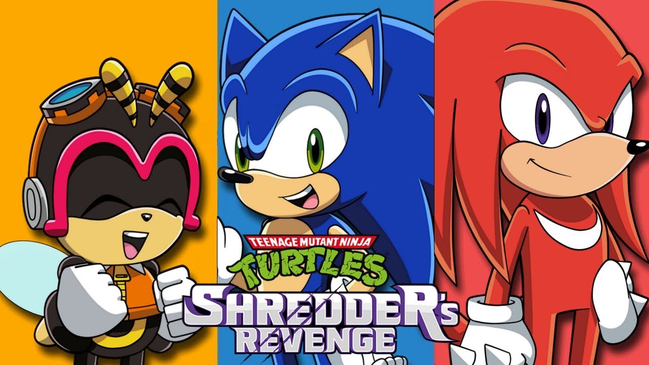 TEENAGE MUTANT NINJA SONIC!! Sonic, Charmy and Knuckles Play TMNT ...