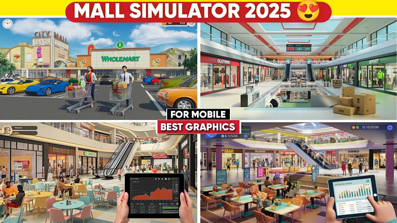 MALL SIMULATOR 2025 🥳 AA GAYA FOR MOBILE | BEST GRAPHICS | MALL SIMULATOR 25 MOBILE VERSION ...