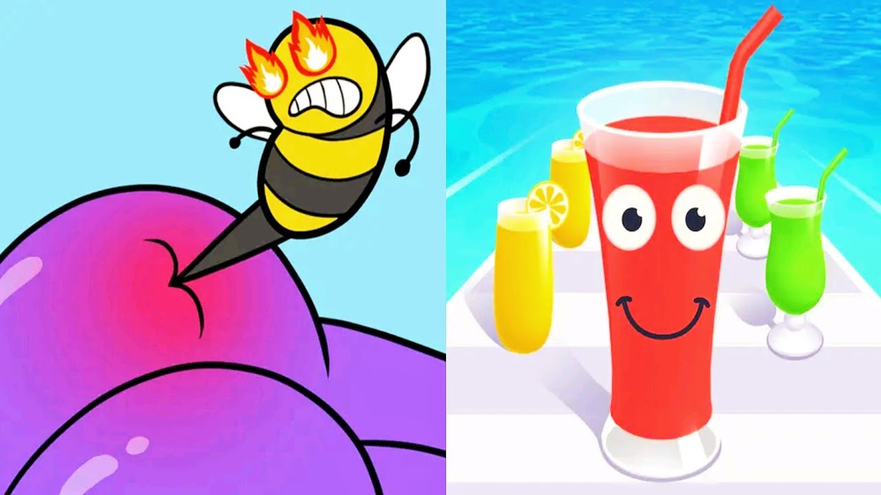 Help Monster 3 Tricky Puzzle vs Juice Run - All Levels Gameplay ASMR ...